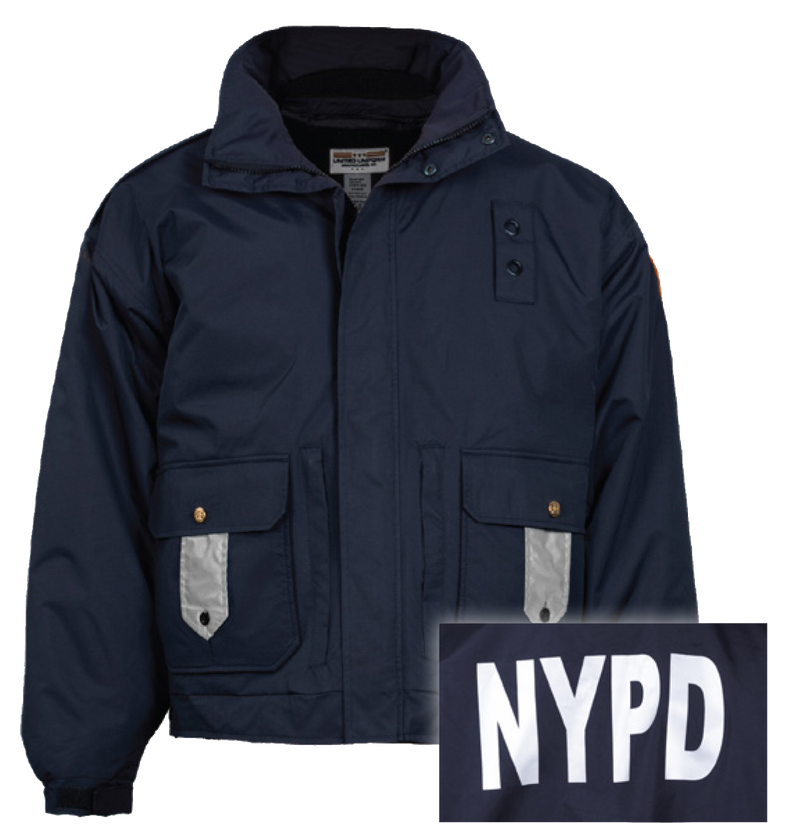 United Uniform Manufacturers Men's NYPD Waterproof Duty Jacket - (UM52 ...