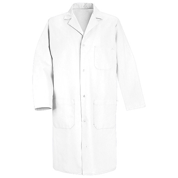 Red Kap Men's 4 Gripper Lab Coat - 5080 – USA Work Uniforms