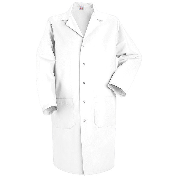 Red Kap Men's 5 Gripper Lab Coat - KP18 – USA Work Uniforms